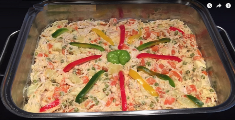 ENSALADA DE GALLINA- Receta típica VENEZOLANA【2020】